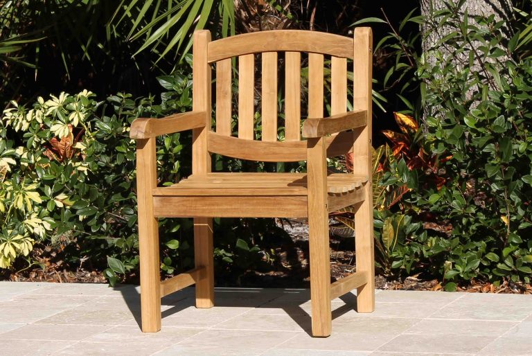 Java Oval Teak Armchair – Oceanic Teak Furniture