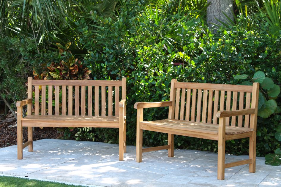 Set of 2 Classic Java 48in Teak Benches – Oceanic Teak Furniture