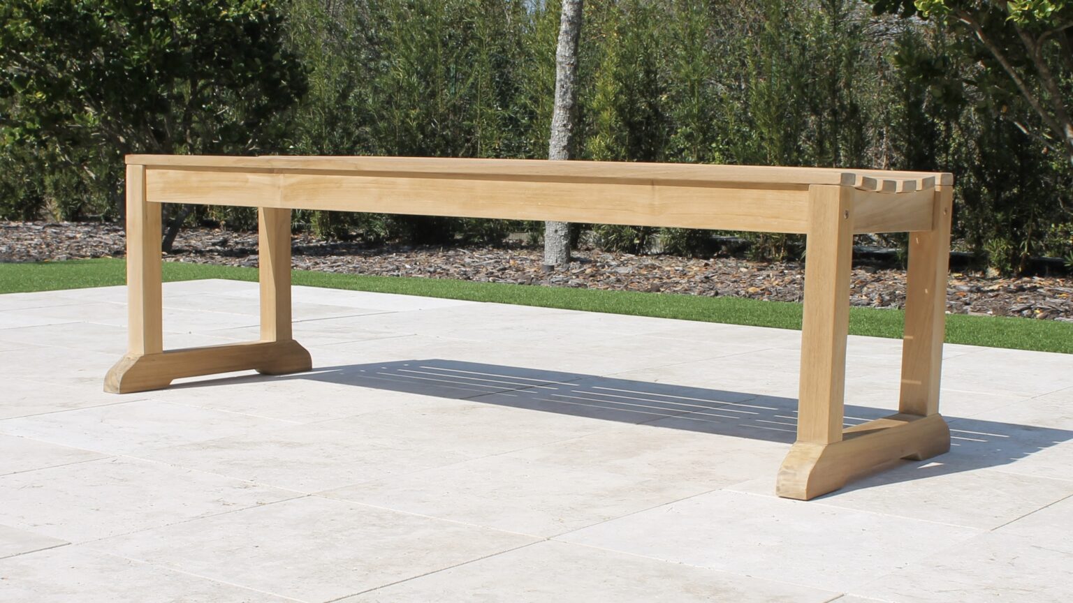 Java Backless Teak Benches – Oceanic Teak Furniture